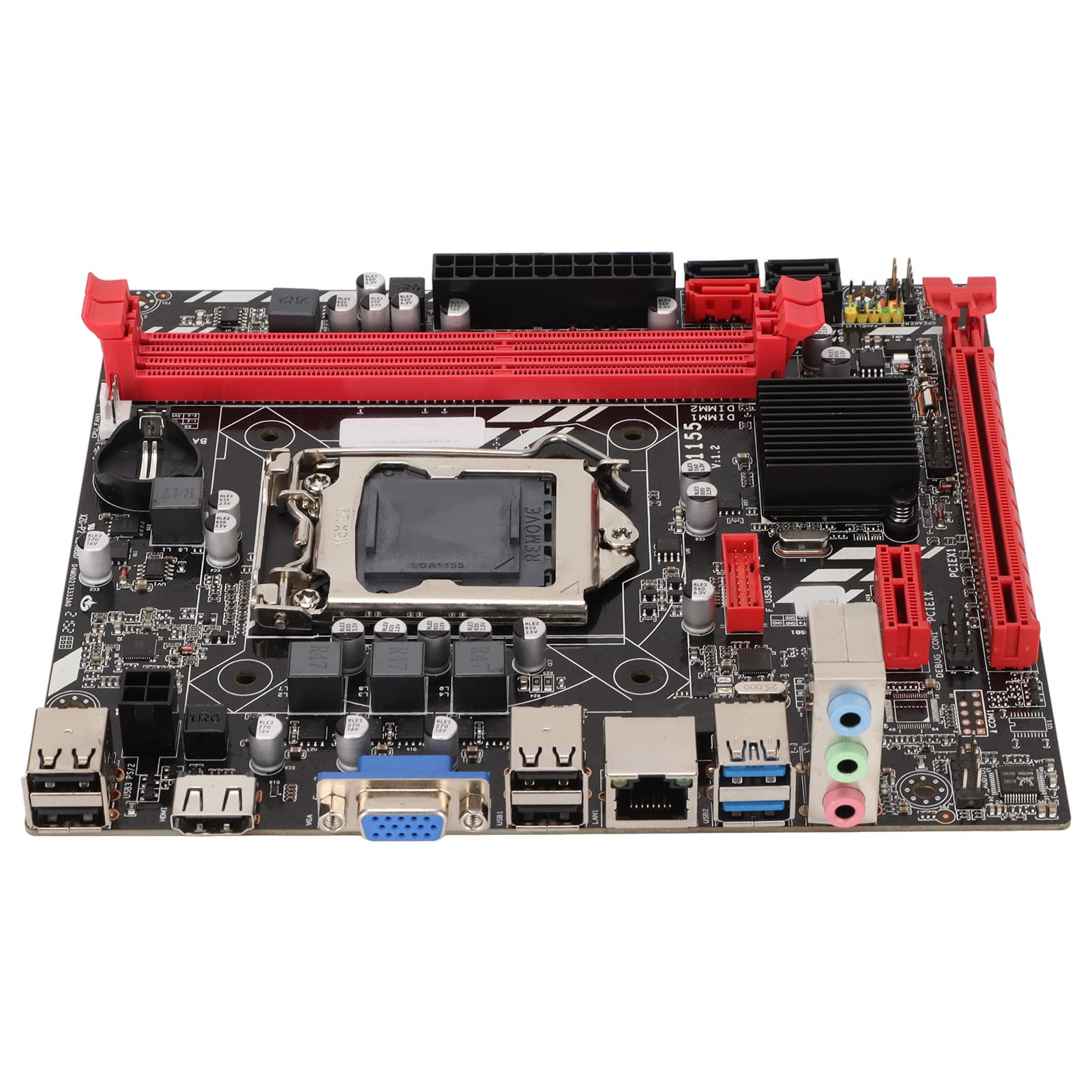 DDR3 Motherboard, Computer Motherboard Support 1155 Pins I3 I5 I7 Processor 2 DDR3 Interface, High Speed Network Stable Power Gaming Motherboardā¦