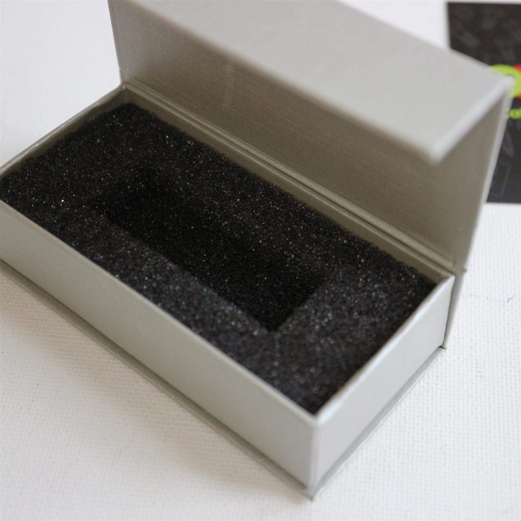 Caterpillar Red 4 x Magnetic USB Presentation Gift Boxes, Silver Grey Color, Flash Drives, Removable Drives, Wedding USB Box, Wedding Presentation Gift Box, Photography, 4, Present Gift