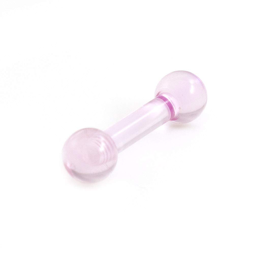 BodyJewelryOnline Straight Barbell made of Acrylic 6g (4mm)