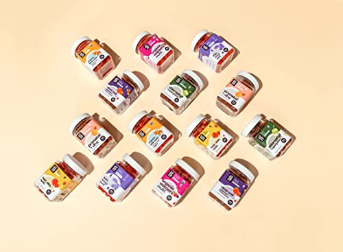 Hello Bello Sleep Well Melatonin + Botanicals Vitamins I Vegan and nonGMO Natural Berry Flavor Gummies with Passionflower and Chamomile I 5mg of Meletonin per Serving I 60 Count