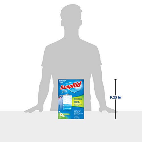 DampRid FG80 Hanging Moisture Absorber Fresh Scent, 6 Count