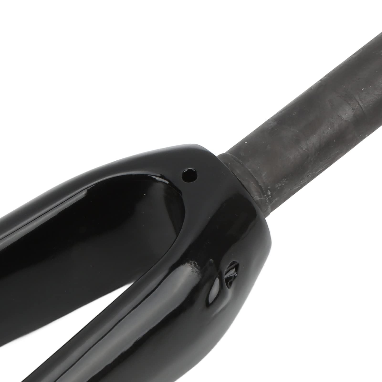 Carbon Fiber Straight Tube Fork, Road Bike Fork Rigid High Strength Lightweight for Riding(UD Bright)