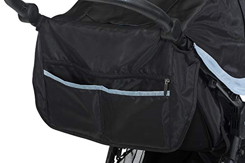 Britax B-Free Stroller, Frost - All Terrain Tires - Adjustable Handlebar - One Hand Fold - Large UV50 Canopy