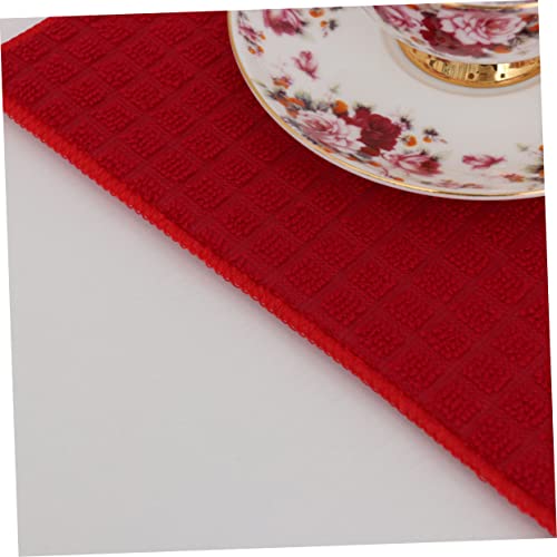 Hemoton Drying Rack Dishes Microfiber Washcloth Quick Drying Towel Absorbent Dish Drying Rack Microfiber Cleaning Cloth Microfiber Sink Drying Mat Cleaning Towel Micro Cloth Micro Towel