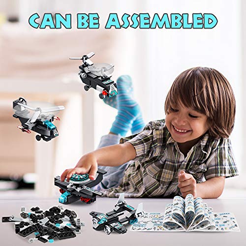 VATOS STEM Robot Building Toys, 577 PCS Construction Toys 25-in-1 STEM Toys for 6 Year Old Boys Creative Building Bricks Engineering Vehicles Blocks Kit for Kids Age 6 7 8 9 10 11 Year Old