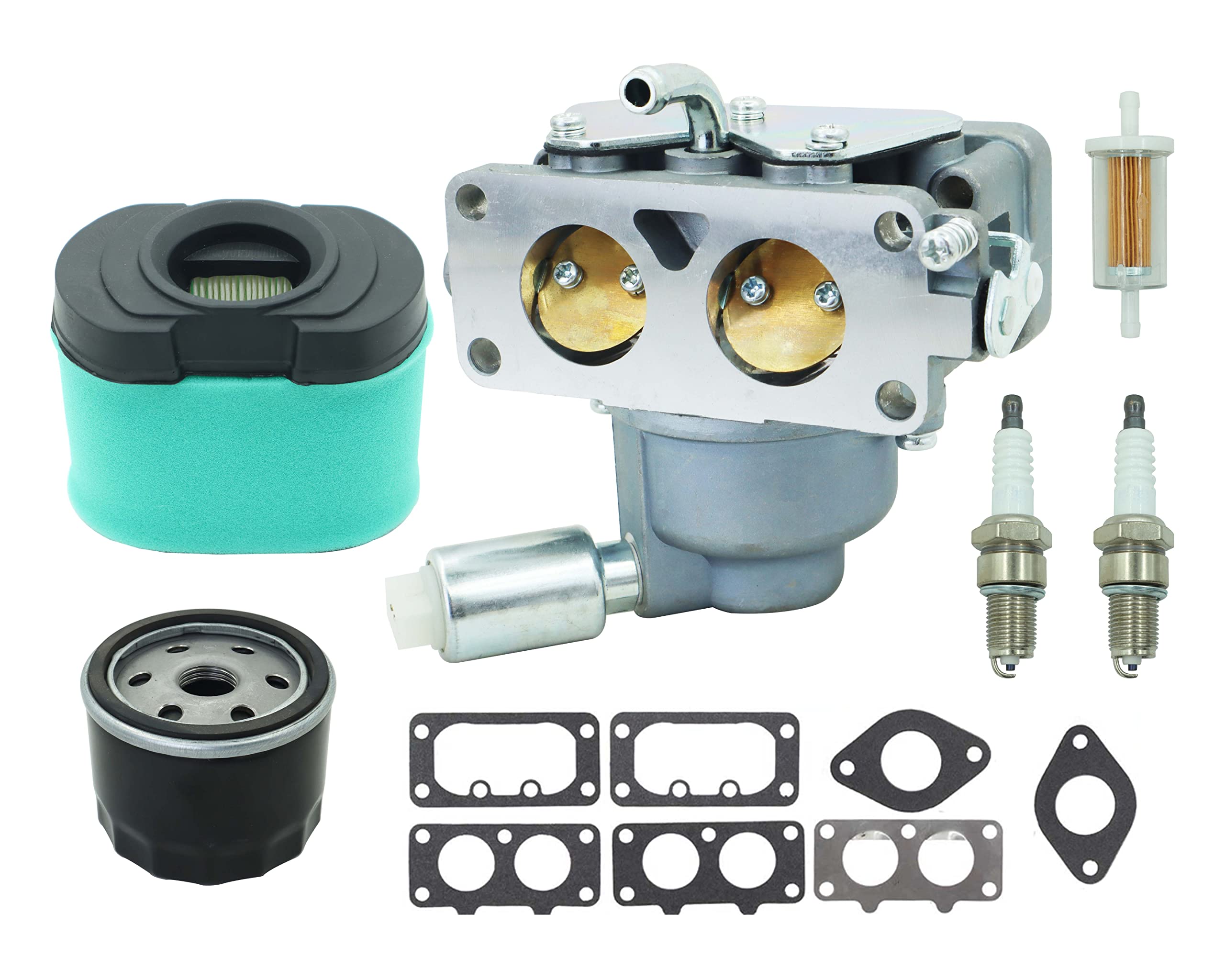Carburetor Fits for Briggs & Stratton 40G777 40H777 40R777 40S777 406777 407777 Engines wtih Air Filter Maintenance Kit Mowers TRACTOR,Replace # 796258 796227,796997 796663 796259 792295 796997