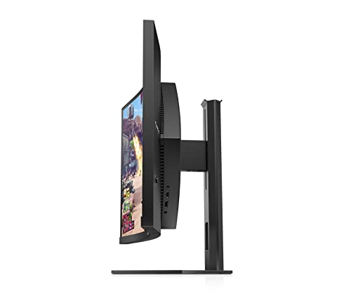 HP OMEN 27" QHD Curved Monitor, VA Fully adj 240hz 1ms HDR400 Gaming Display, EyeSafe, TÜV Certified (Omen 27c, Black)