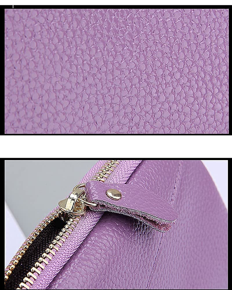 Women's Genuine Leather Wristlet Clutch Cell Phone Purse