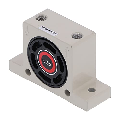 Fafeicy 3/8in Thread Pneumatic Vibrator Power Concrete Vibrator Ball Type Aluminum Alloy Air Turbine Oscillator(K36)
