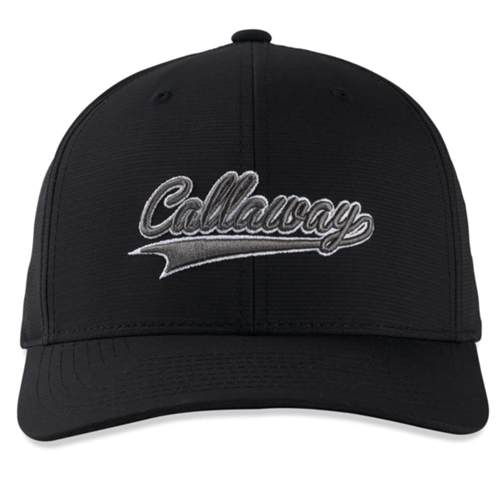 Callaway Golf Tour Cap Tempo Collection Headwear (Black/Charcoal)