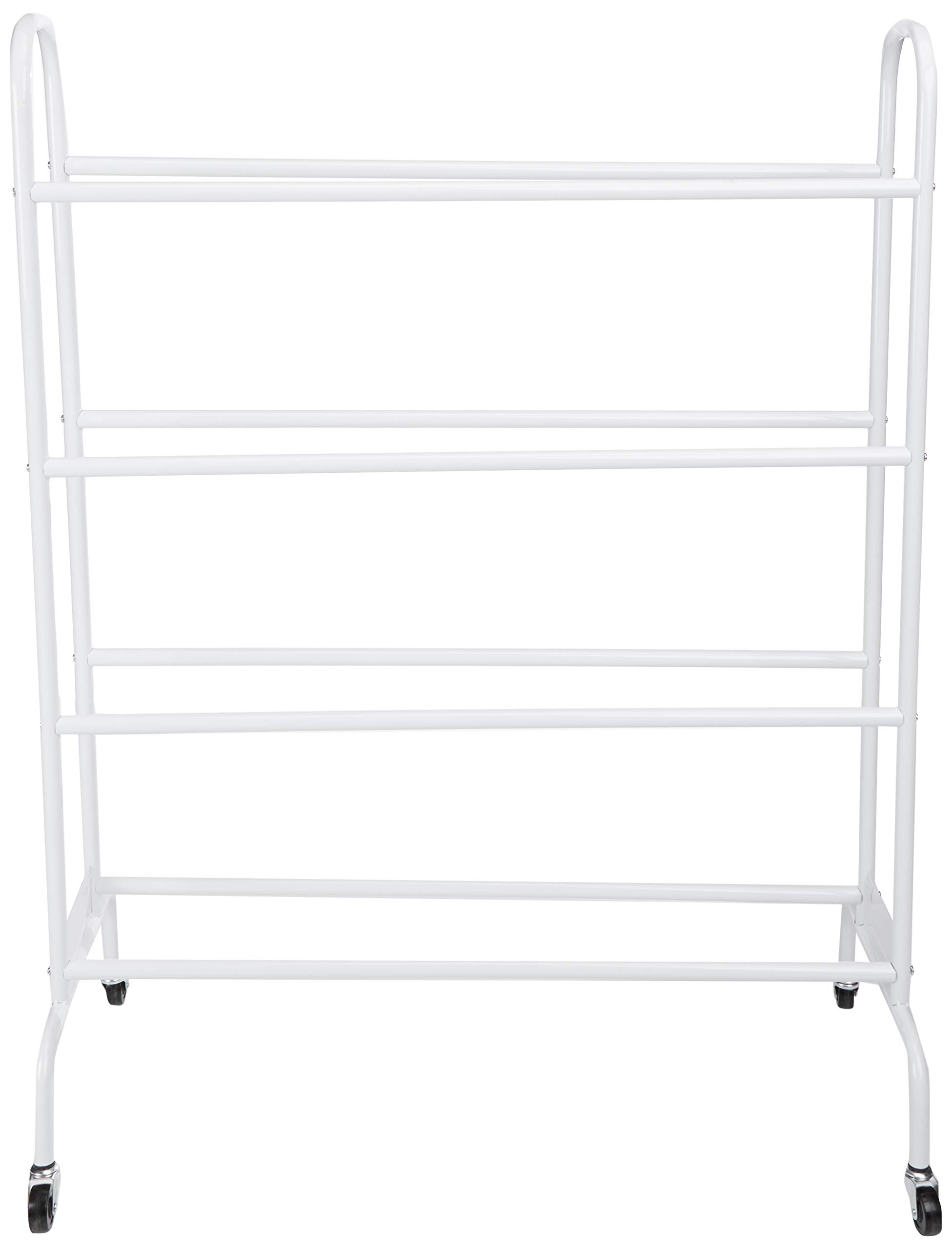 BSN SPORTS 16 Ball Cart Wide Base (16 Balls), White