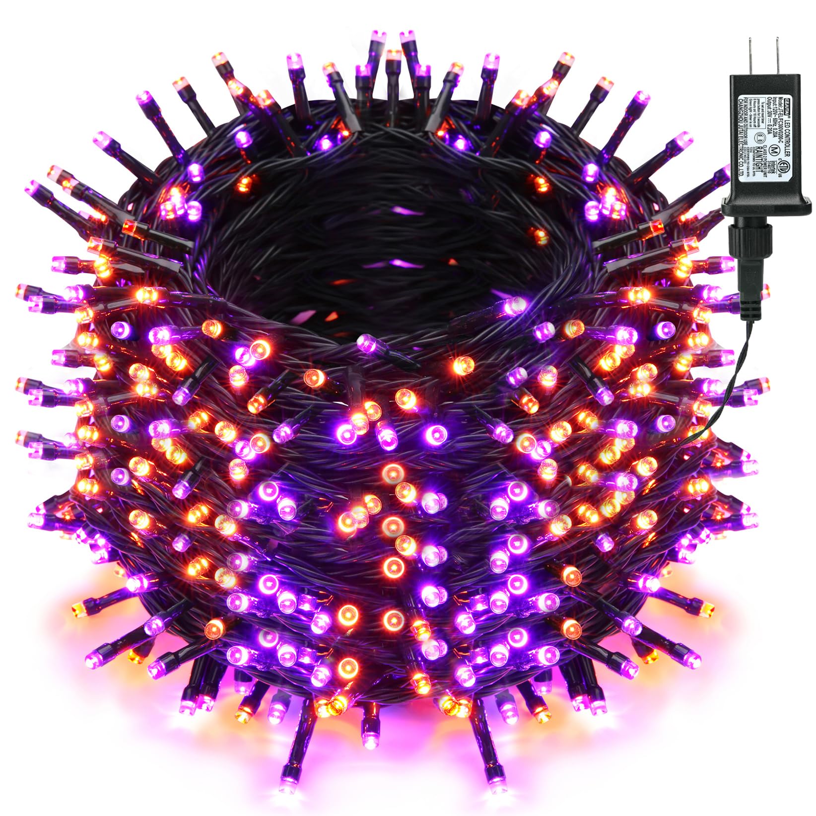 Brizled White Christmas Lights, 78.74ft 240 LED Mini String Lights Connectable, Plugin Christmas String Lights Outdoor, 8 Modes Christmas Tree Lights Waterproof for Indoor Outside Xmas Garden Decor