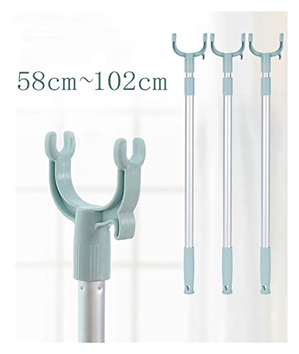 FIDEMM Balcony Fork Pole The Hangers for Clothes Pole Retractable Pole Drying Pole Fork Dress Stick Space Saving Clothing Rack