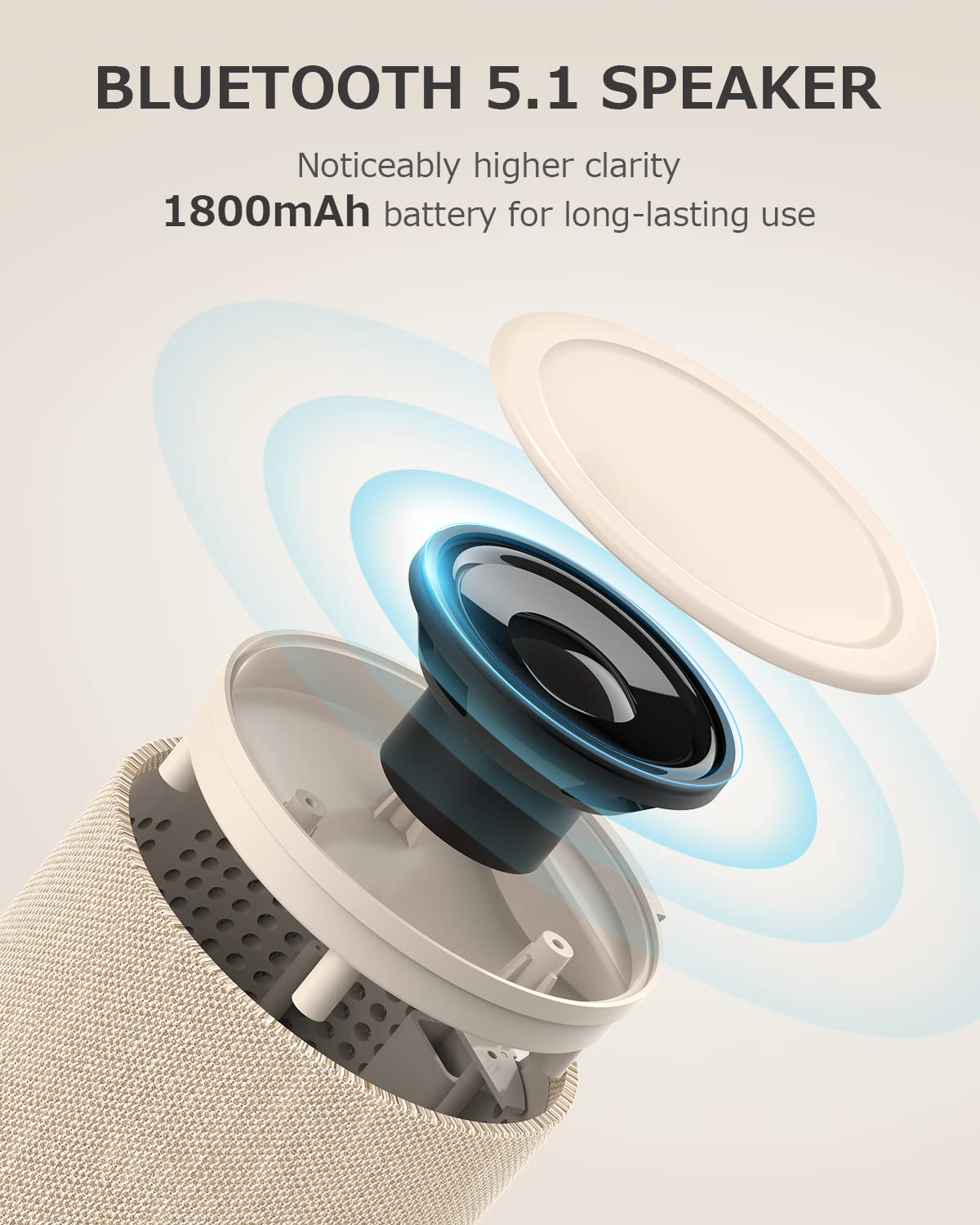 COLSUR Bluetooth Speaker with Night Light, Magnetic Wireless Charger, 2 in 1 Wireless Charging Station for iPhone 14/13/12 Series, AirPods Pro/3/2(Gift Ideal)