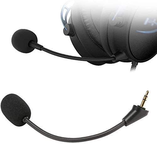 Cloud Alpha Micphone Replacement Cloud Mix Mic Headset 3.5mm Microphone Boom Compatible for Kingston HyperX Cloud Alpha,Cloud Alpha S,Cloud Mix PS4 Xbox One Nintendo Switch Computer PC Gaming Headsets