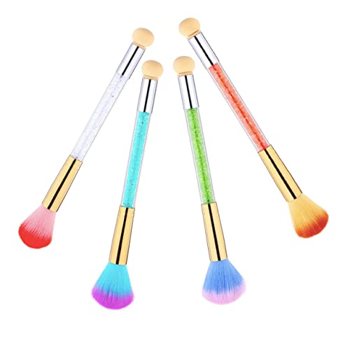 FRCOLOR 1pc builder drawing brush nail dotting pen nail art DIY brush nail brushes nail art brushes poly extension brush nail drill drawing pen nail molding gel cleaning brush dual purpose