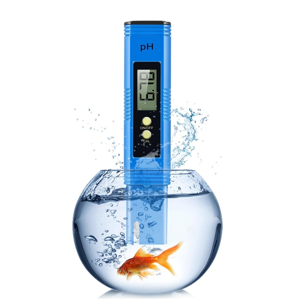 Generic Digital pH Meter, PH Meter, 0.01pH High Accuracy Pen Type pH Tester for Hydroponics, Pocket Size with 0-14 PH Testing Range PH Tester, Drinking Water and Pool