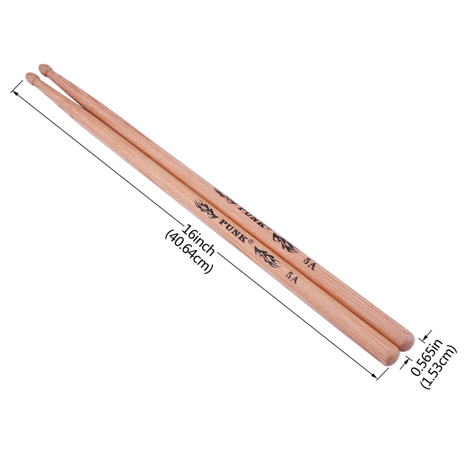 Wood Drumsticks 7A Anti-Skid Hard Professional Wooden Drum Sticks Hard Maple Wood