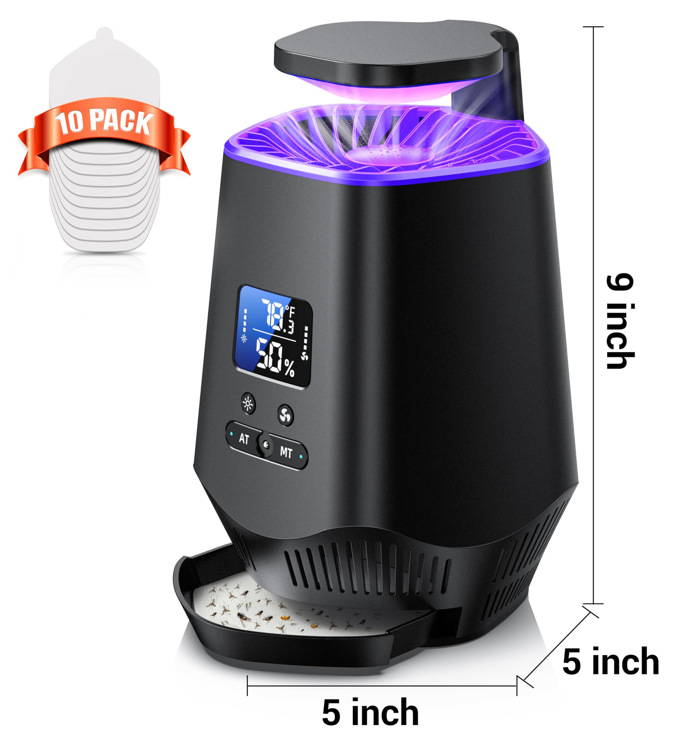 Fruit Fly Traps for Indoors,Fooxem Smart Fruit Fly Trap for Home, 123456789