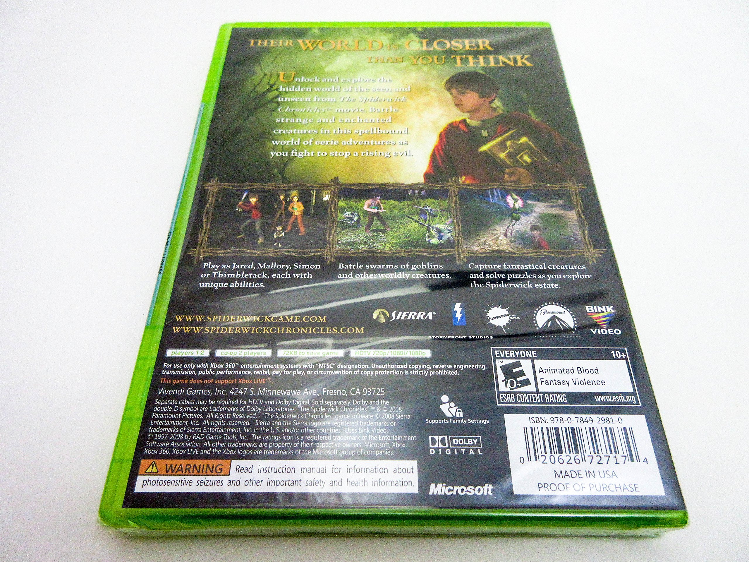 The Spiderwick Chronicles - Xbox 360