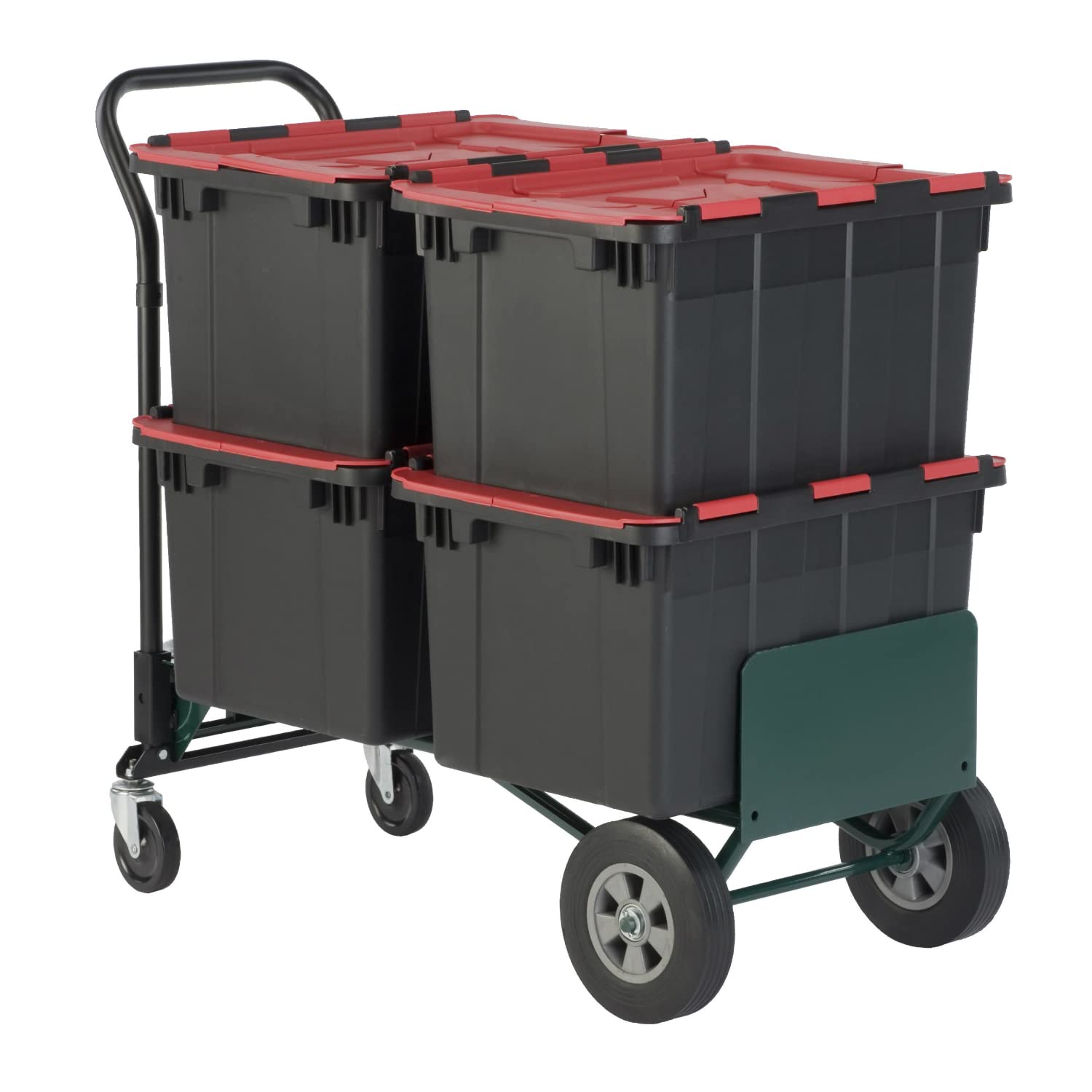 Convertible Hand Truck,700 lb,Handle Height up to 56”,4” Swivel casters, Dollies & Hand Trucks,Neat and Convenient to use