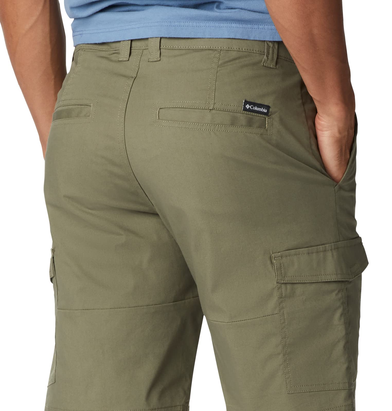 Columbia Men's Brentyn Trail Cargo Short, Stone Green, 36x8