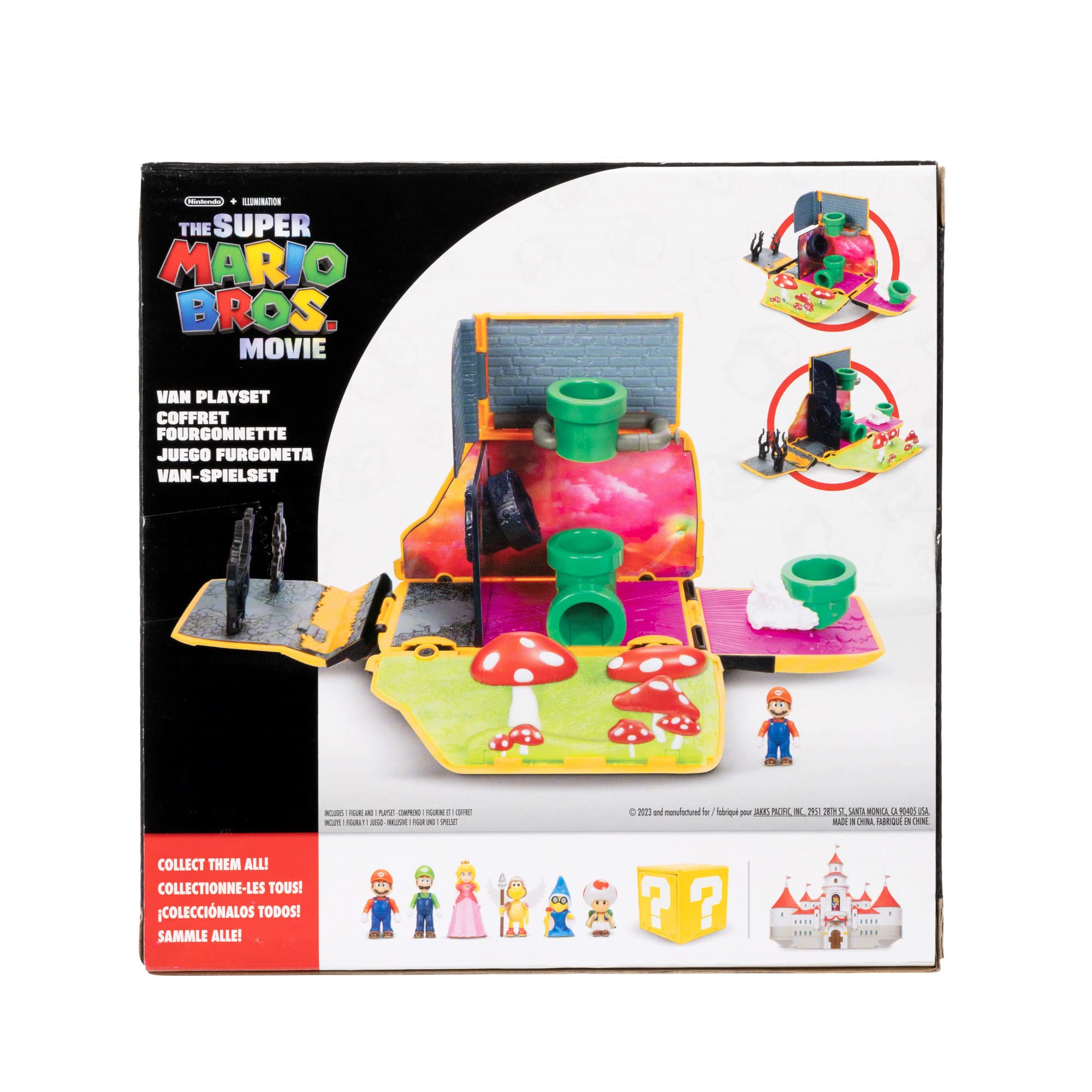 THE SUPER MARIO BROS. MOVIE β Van Playset with 1.25β Mini Mario Figure