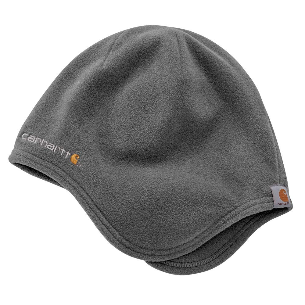 Carhartt Men's Fleece Earflap Hat, Charcoal, OFA