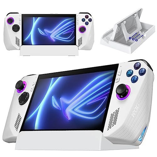 Miimall Compatible for ROG Ally Kickstand, Multi-Angle Adjustable Asus Ally Kickstand with Anti-Slip Pads Foldable&Portable Stand Base/Holder/Kickstand for Asus ROG Ally Handheld 2023 Accessories