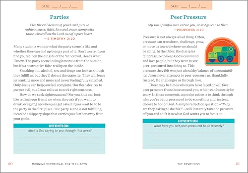 Morning Devotional for Teen Boys: 5-Minute Devotions to Ground Your Day in Faith