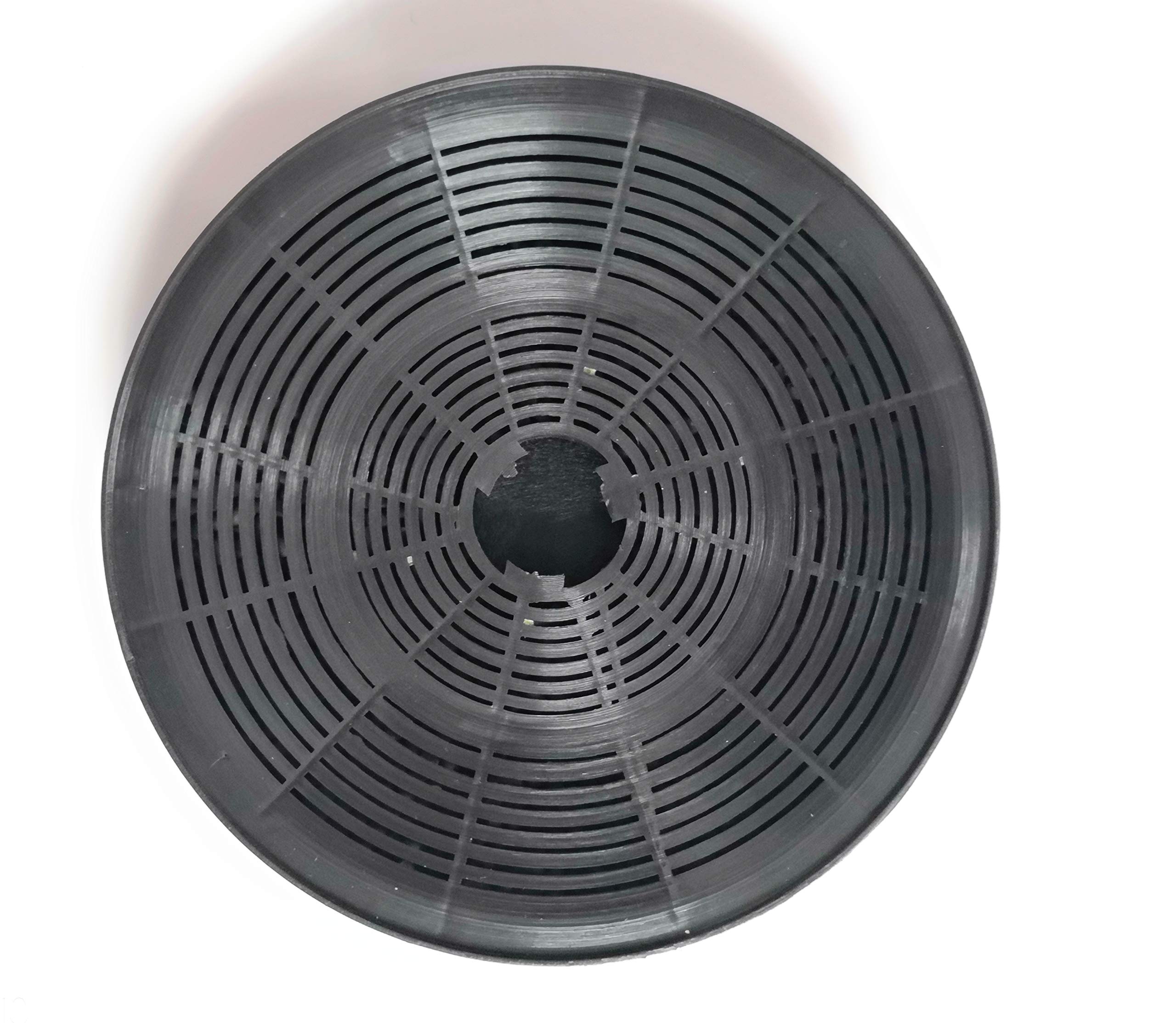 Broan-NuTone ROUNDFILTER Replacement Charcoal Grease Filter for Range Hood, 9" x 3.49" x 9"