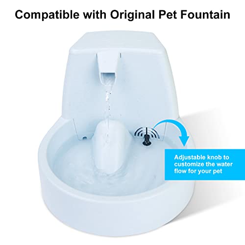 SanKlev SP-400LV Cat and Dog Water Fountain Pump with Grommet,USB Replacement Pump for Original Mini Pet Fountain