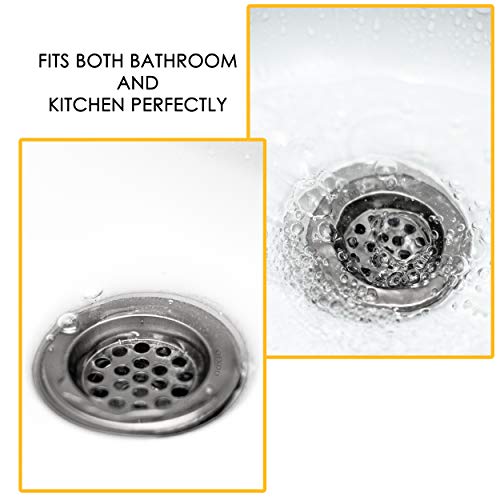 Dog Hair Catcher, Sink Strainer, Drain Protector 2.5", Hair Catcher Drain Small Drain Cover (Pack of 3)