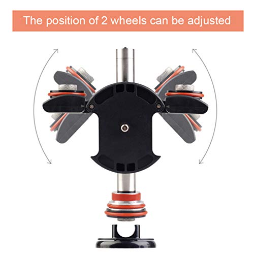 Camera Video Track Dolly, Small Size Electric Slider Photography Car Light Weight for Phone for Action Cameras