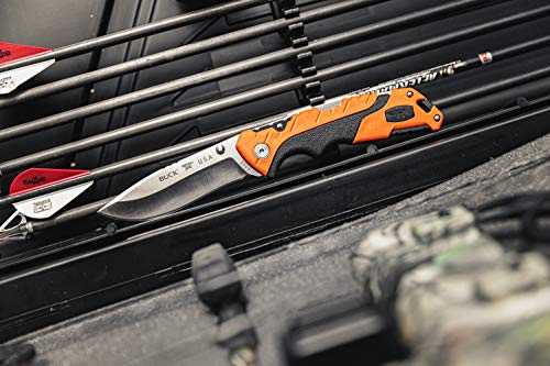 Buck Knives 659 Pursuit Pro Large Folding Hunting Knife, 3-5/8" S35VN Stainless Steel Blade, Polyester Sheath Included