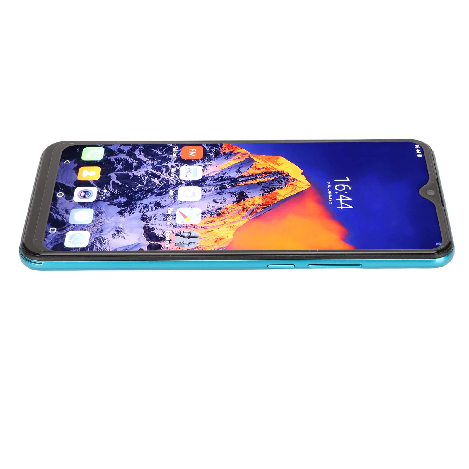 BROLEO Smartphone, 5MP Front 13MP Rear Camera Face Recognition 6.5 Inch Cell Phone RAM 6GB ROM 64GB 3 Card Slots 100-240V MT6580 CPU Processor for Students (US Plug)