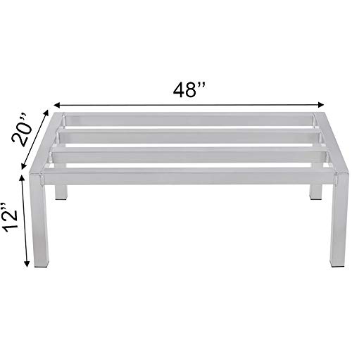 Regal Altair Aluminum Dunnage Rack 48" x 20" | 12" Off The Floor | 1200 Lbs Capacity