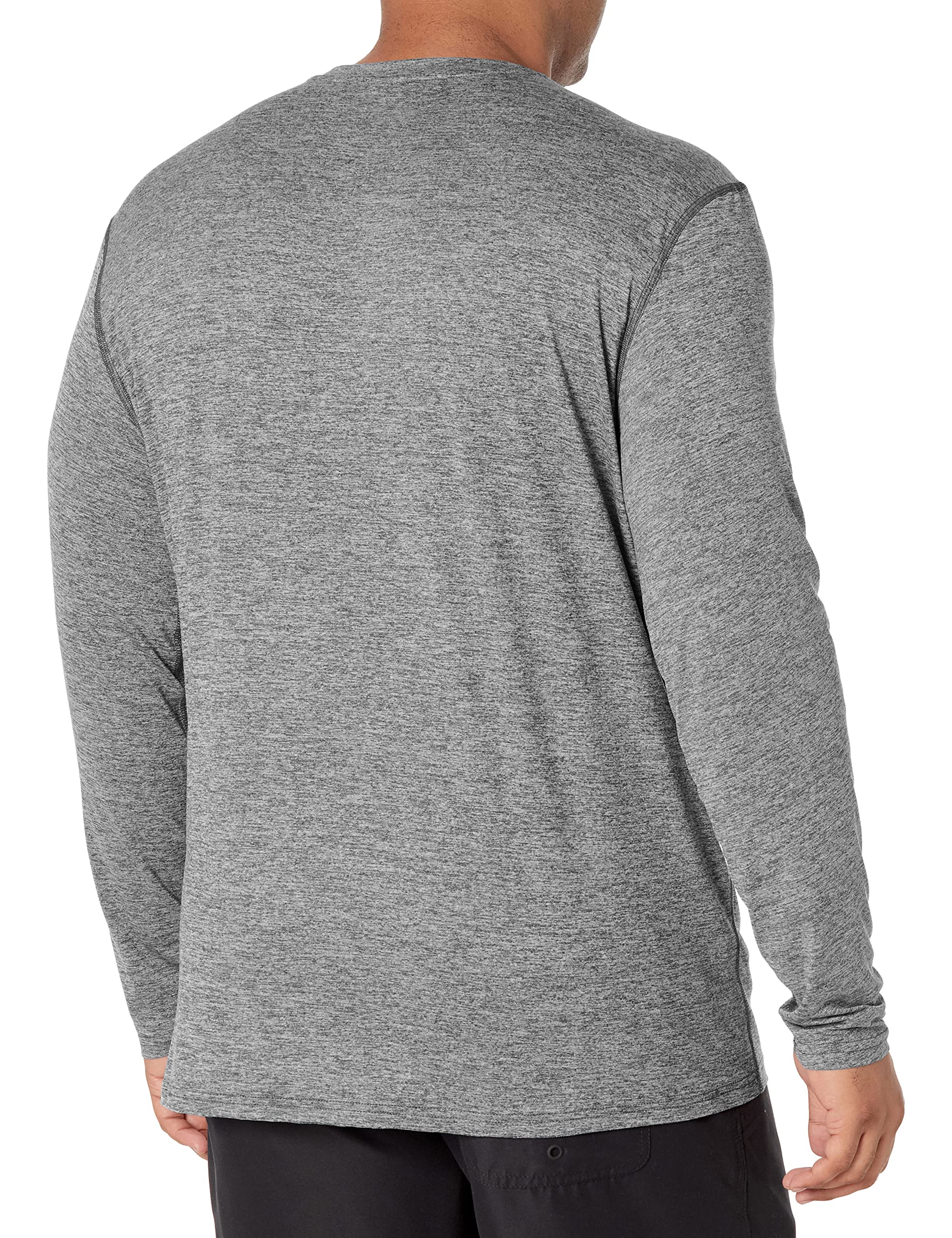 C9 Champion mens Long Sleeve Tech Tee T Shirt, Jetson Blue Heather, Large US