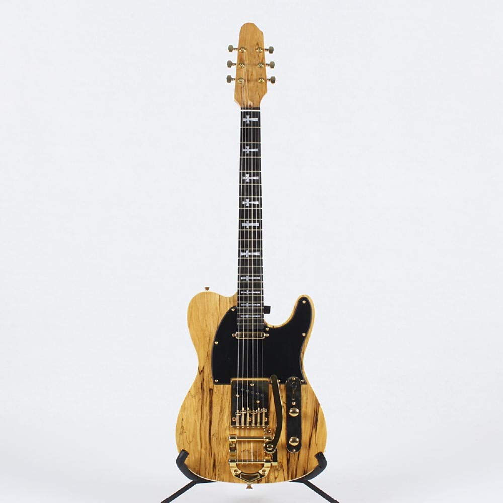 CJWSLYT Guitar 6 String Electric Guitar with Golden Hardware and Ebony Fingerboard Steel String Guitar ZDANFDD (Color : Guitar)