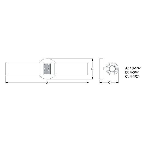 Levitt 2 Light Satin Brass Mid-Century Modern Industrial Bathroom Vanity Fixture Clear Glass