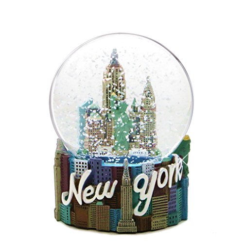 Skyline New York City Snow Globe Souvenir Figurine 80mm from NYC Snow Globes Collection