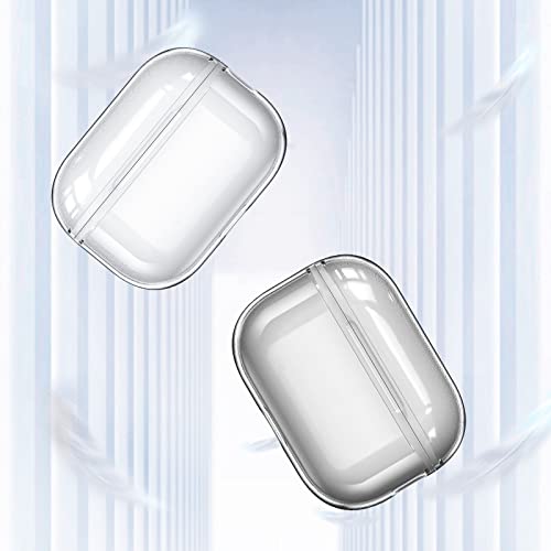 Fintie Case for AirPods Pro 2nd Generation (2023/2022) / AirPods Pro 1st Generation (2019) - Soft TPU Clear Anti-Scratch Protective Cover with Lanyard, Crystal Clear