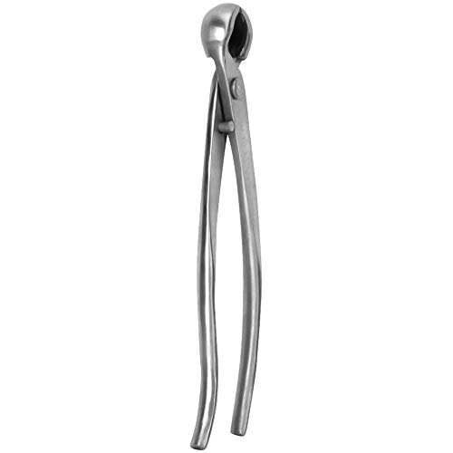 Fdit 210mm Stainless Steel Knob Cutter Bonsai Cutter Concave Cutter Gardening Tool Plant Bosai Branch Cutter