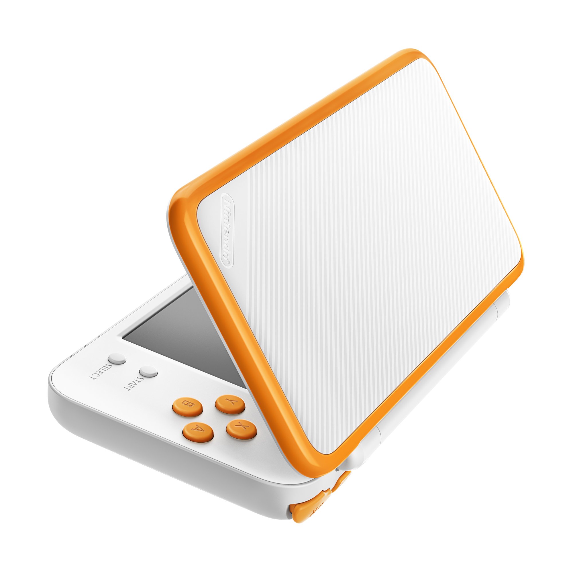 New Nintendo 2DS XL - Orange + White With Mario Kart 7 Pre-installed - Nintendo 2DS