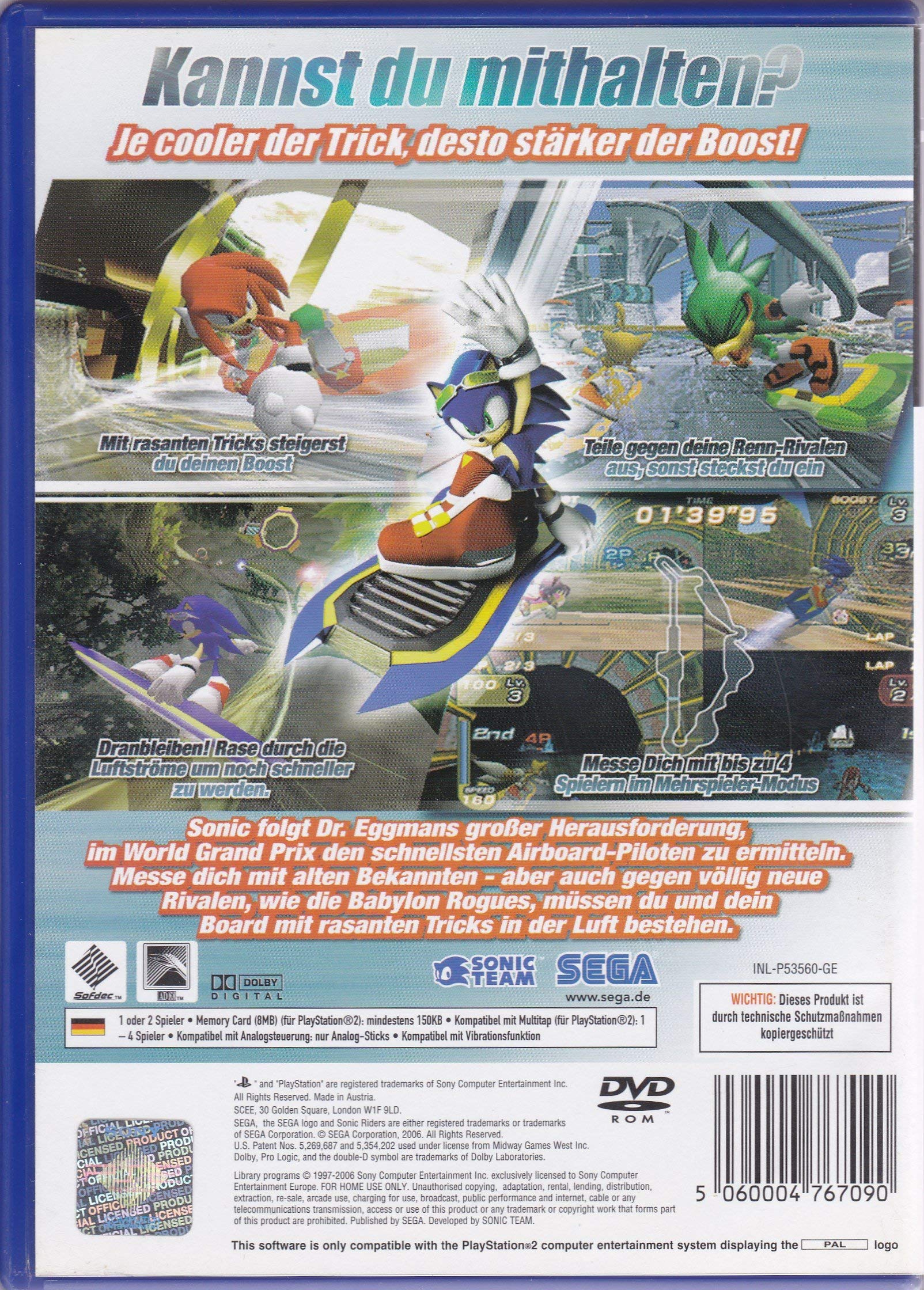 Sonic Riders - PlayStation 2