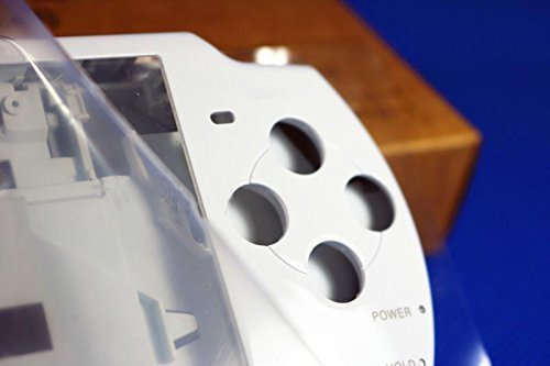 New Replacement PSP 2000 2001 2002 2003 2004 Series Console Full Housing Shell Cover with Button Set - White