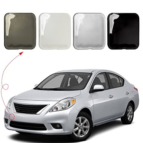 Front Bumper Tow Hook Cover Towing Eye Cap Fit for Nissan Versa Sedan 2012 2013 2014 622A0-3BA0H 622A03BA0H (Unpainted, Right Passenger Side) Xinpinsai