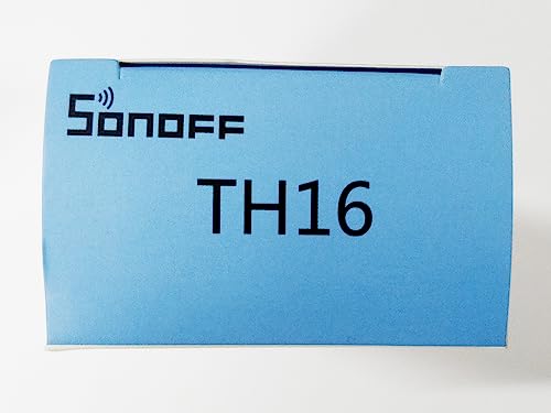Sonoff TH16 Temperature and Humidity Monitoring WiFi Smart Switch for DIY Smart Home,Compatible with Alexa(16A)