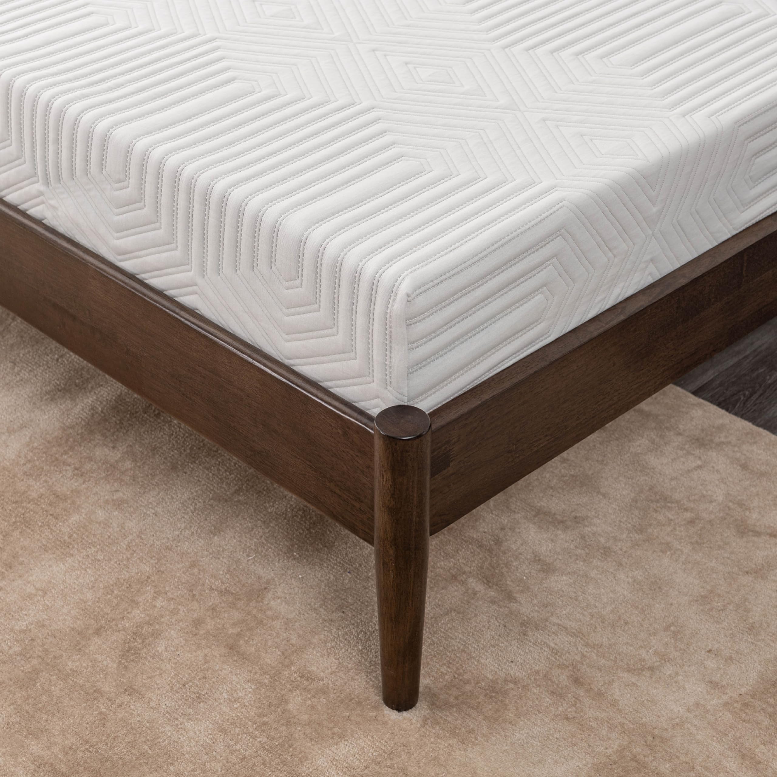 Dyonery 8 Inch Full Memory Foam Mattress, Mattress in a Box, CertiPUR-US Certified, Firm, 54"x75"x8", White
