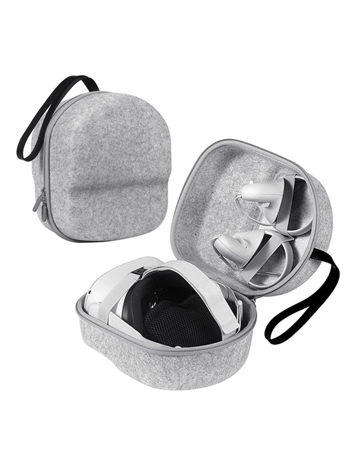 Carrying Case for Oculus Quest 2, Portable Hard EVA Protective Cover Storage Bag Box with Lens Protection Pad & Mesh Pocket, Travel Case for -Oculus Quest 2 VR Headset and Accessories